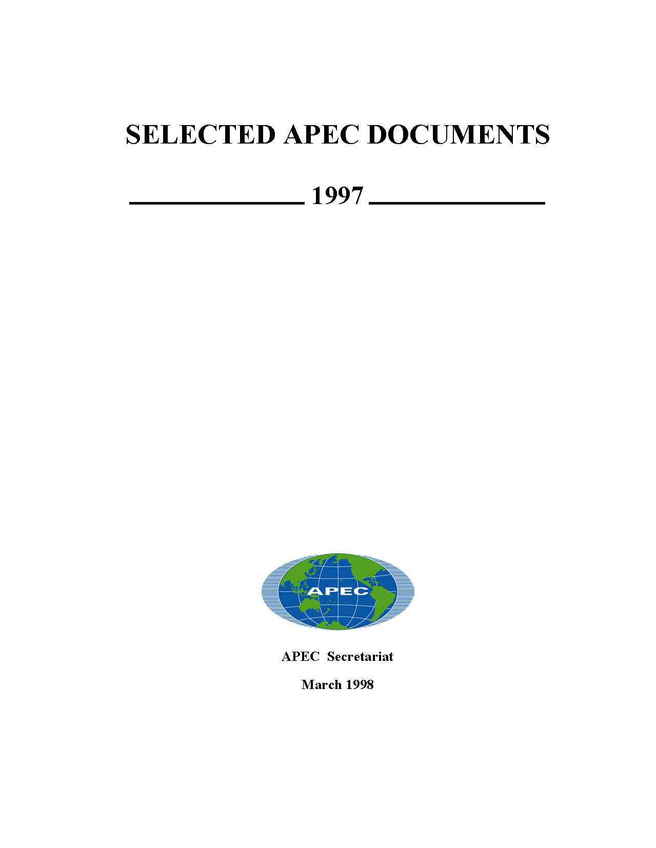 APEC's Bogor Goals Progress Report