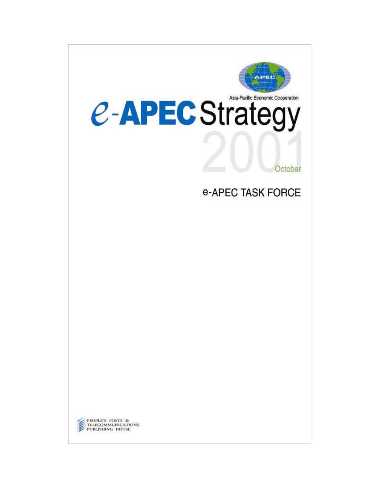 eAPEC Strategy October 2001
