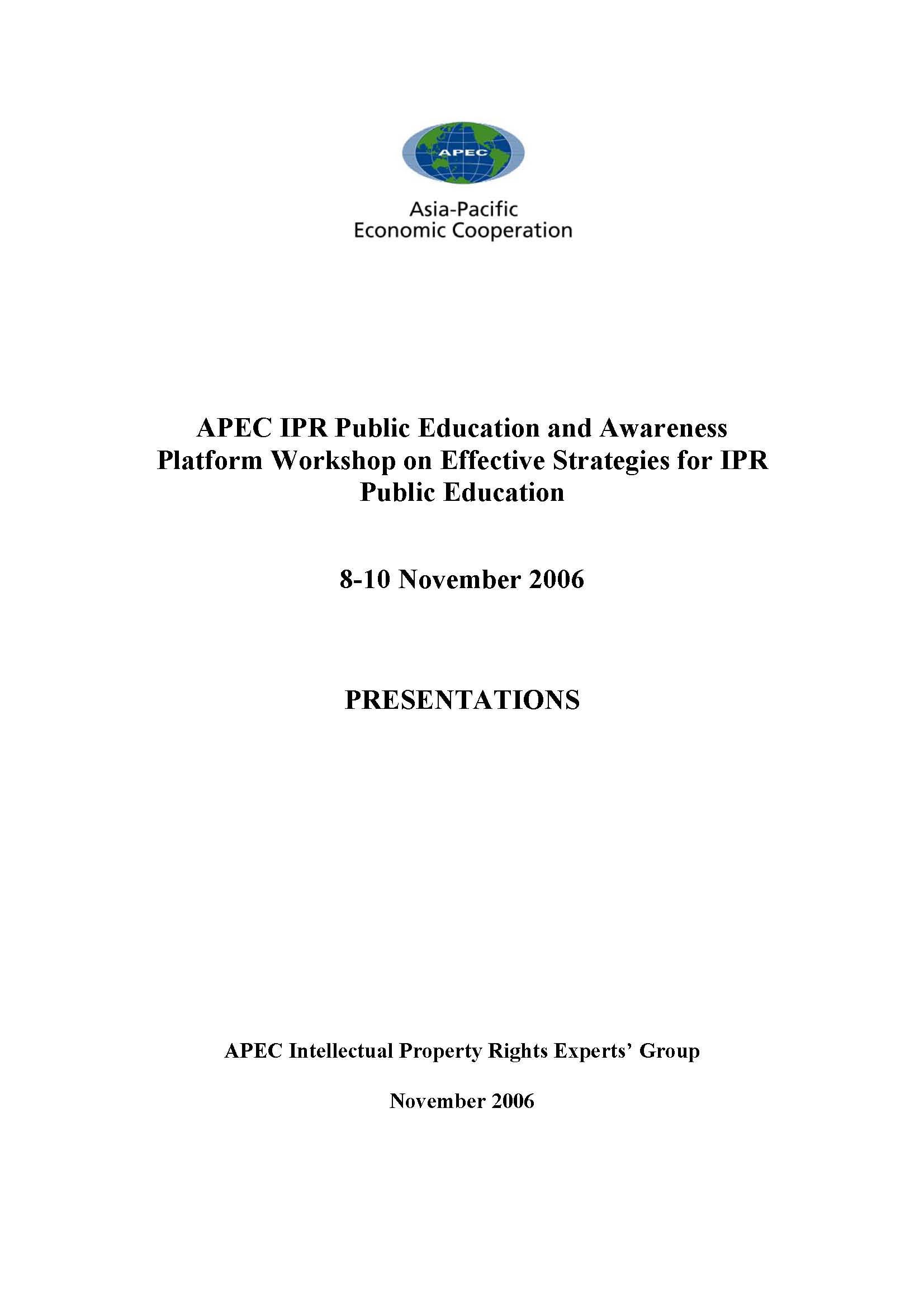 APEC Privacy Framework (2015)