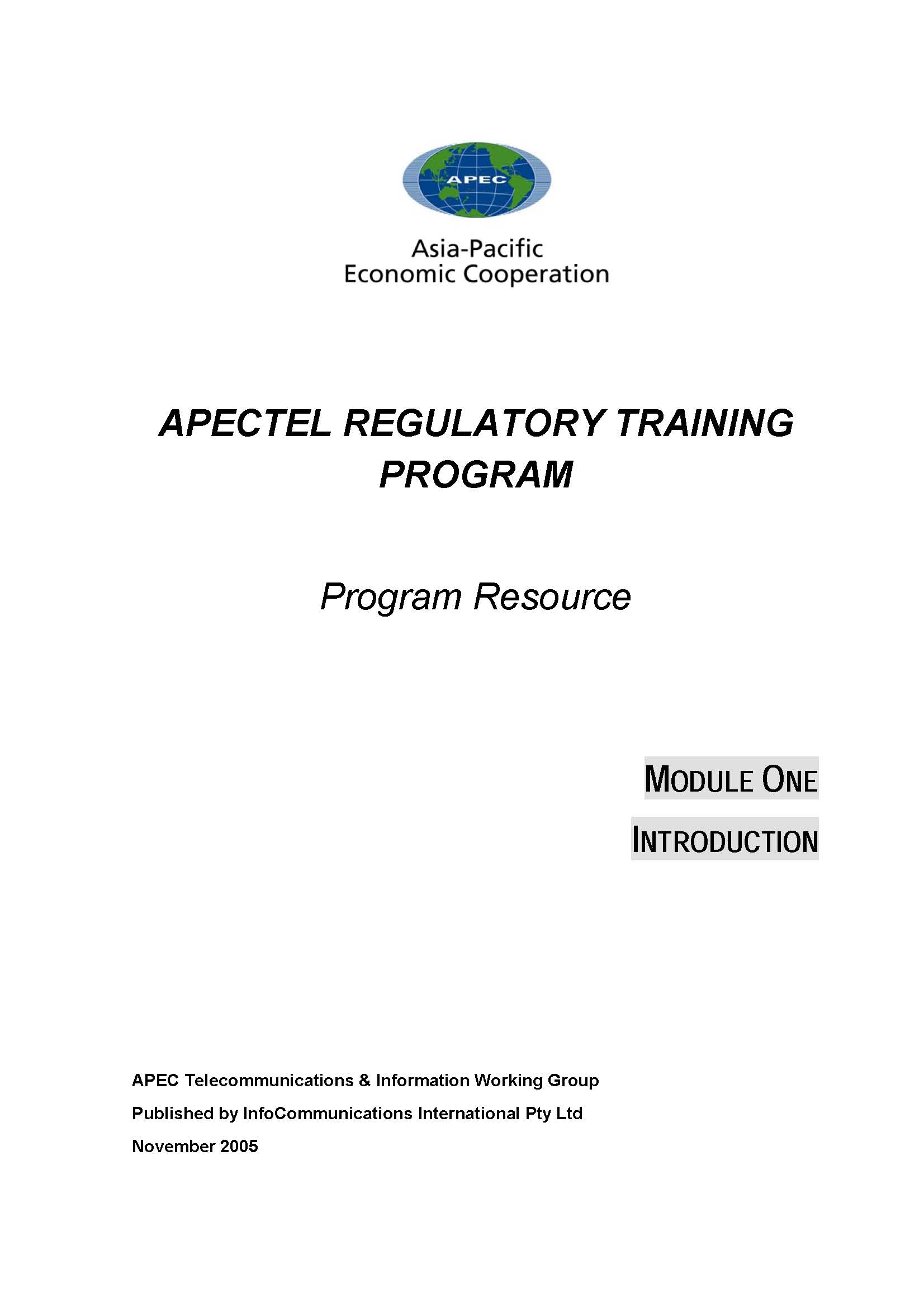 APEC Framework for Securing the Digital Economy