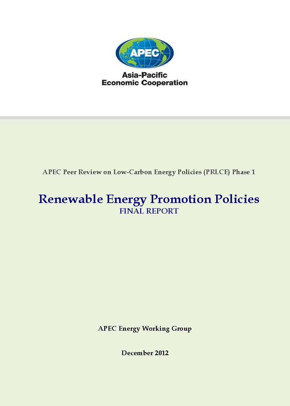 Renewable Energy Promotion Policies