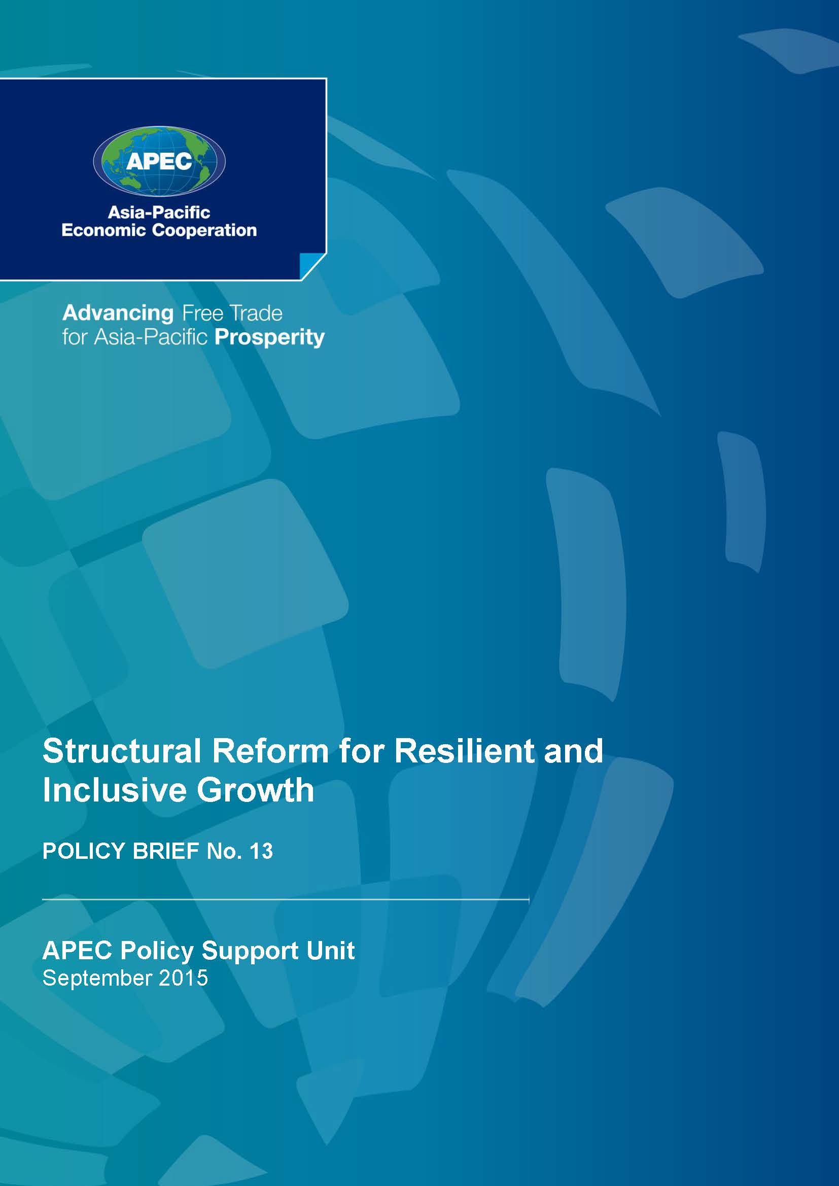 Structural Reform for Resilient and Inclusive Growth