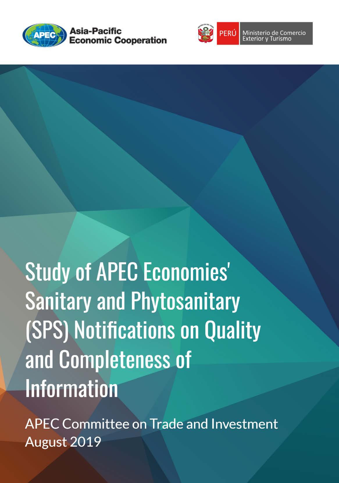 Study of APEC Economies' Sanitary and Phytosanitary (SPS) Notifications