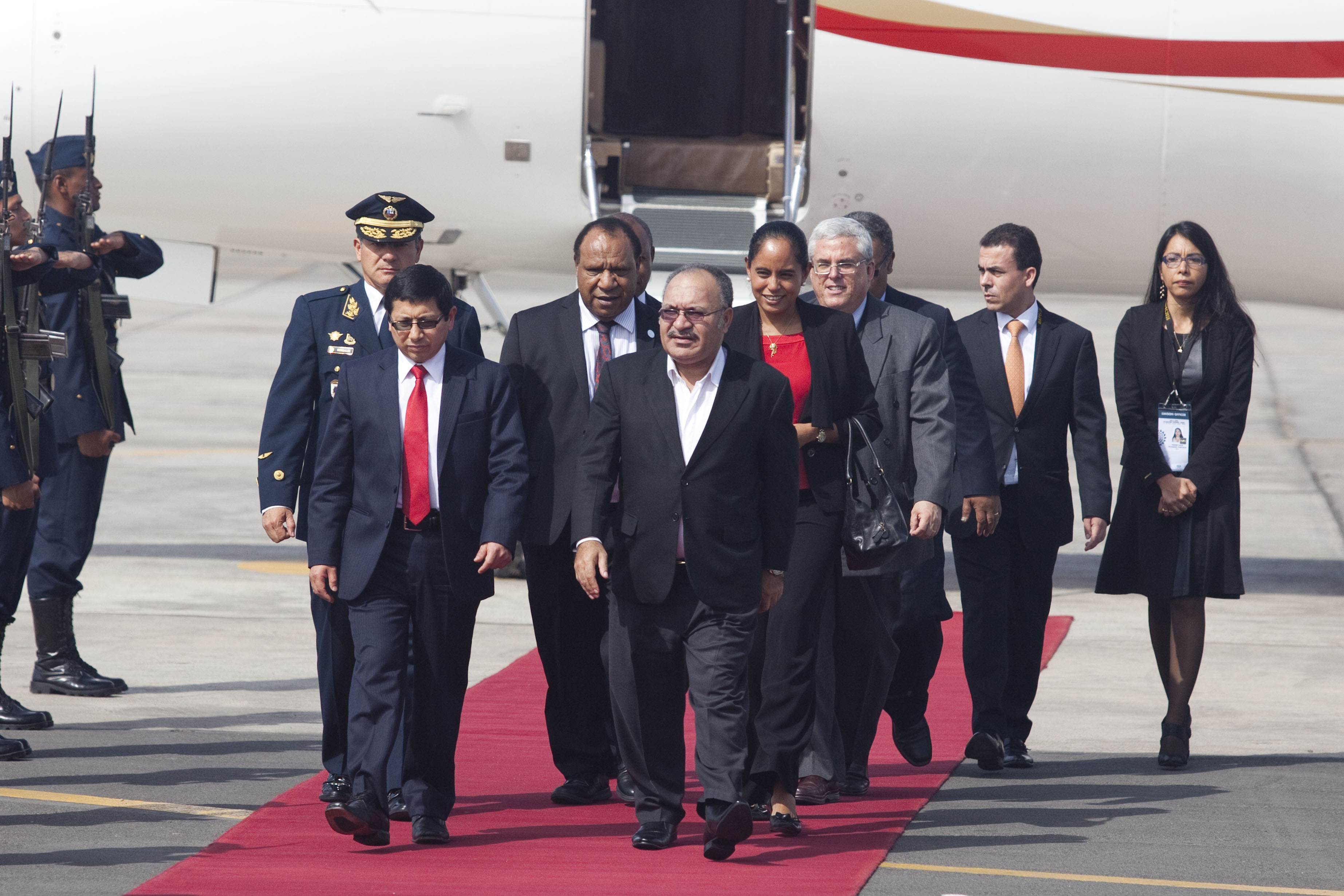 Papua New Guinea Leader´s Arrival | APEC