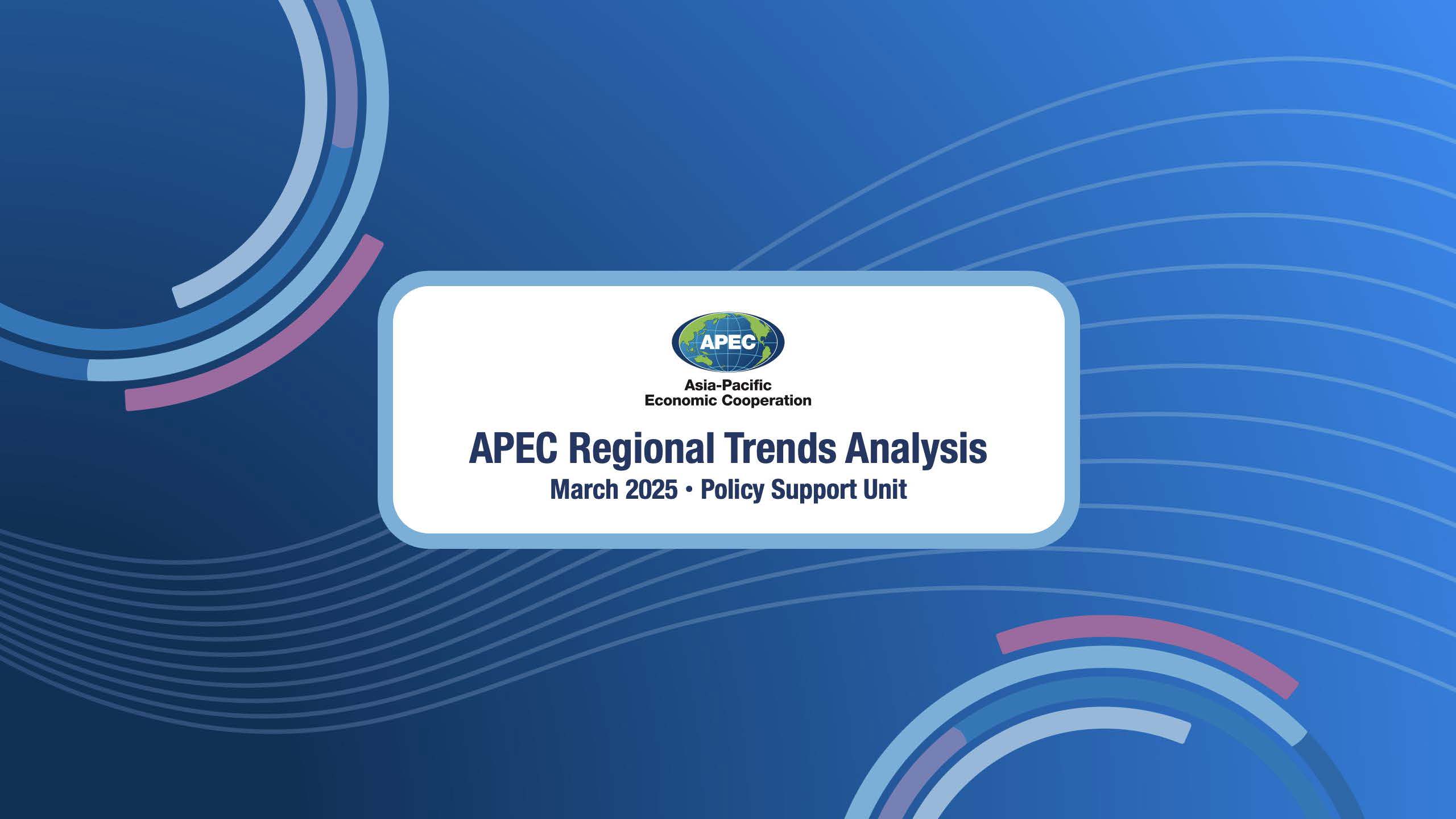 APEC Regional Trends Analysis, March 2025 | APEC
